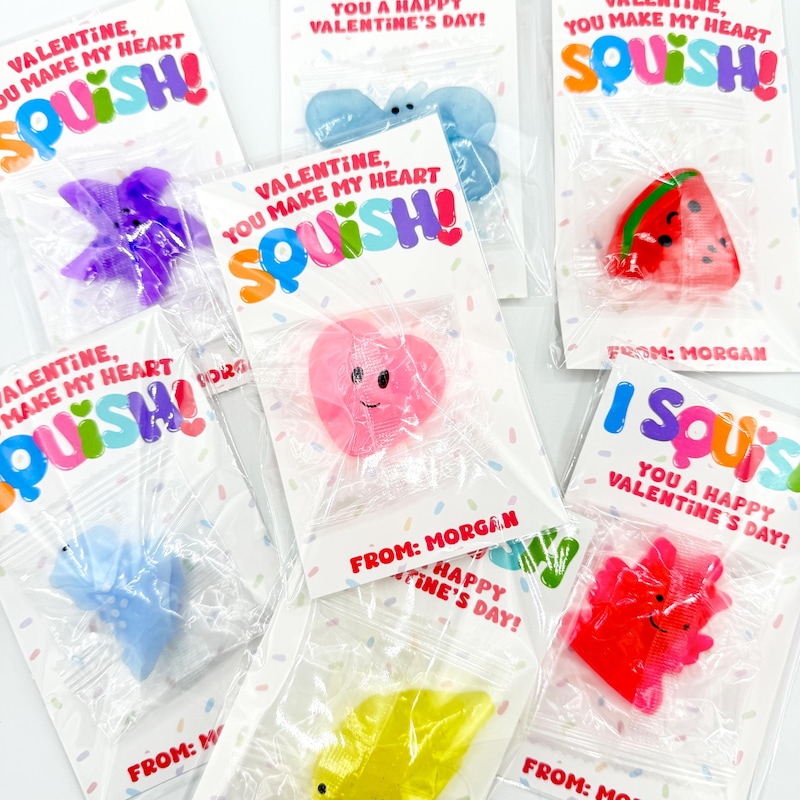 Squishy Valentine Favor - Etsy