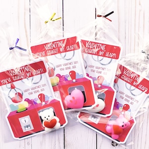 Kids Classroom Valentine's Day Cards, Arcade Game Claw Machine ...