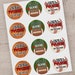 Sports Valentine Stickers Football Baseball Basketball Valentine's Day ...