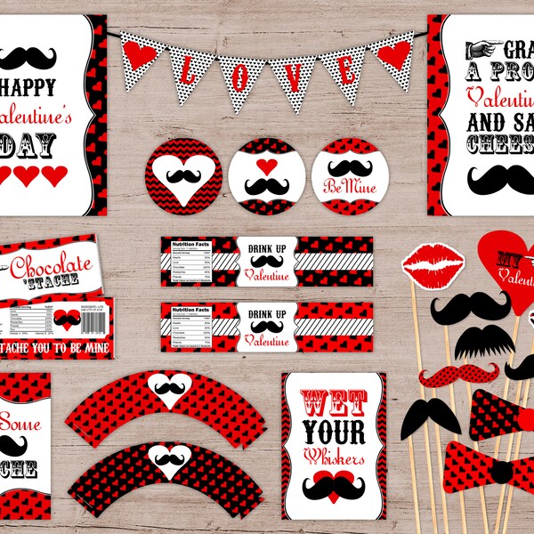 Mustache Bash Banner - Etsy