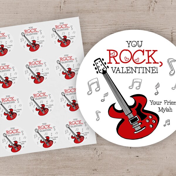 You Rock Valentine - Etsy