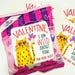 I Am Wild About You Animal Cracker Valentine's Day Stickers, Kids Cat ...