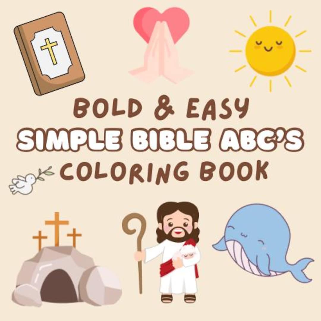 Kids ABC Bible Coloring Book - Digital File - Etsy
