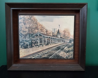 Train Shadow Box - Etsy