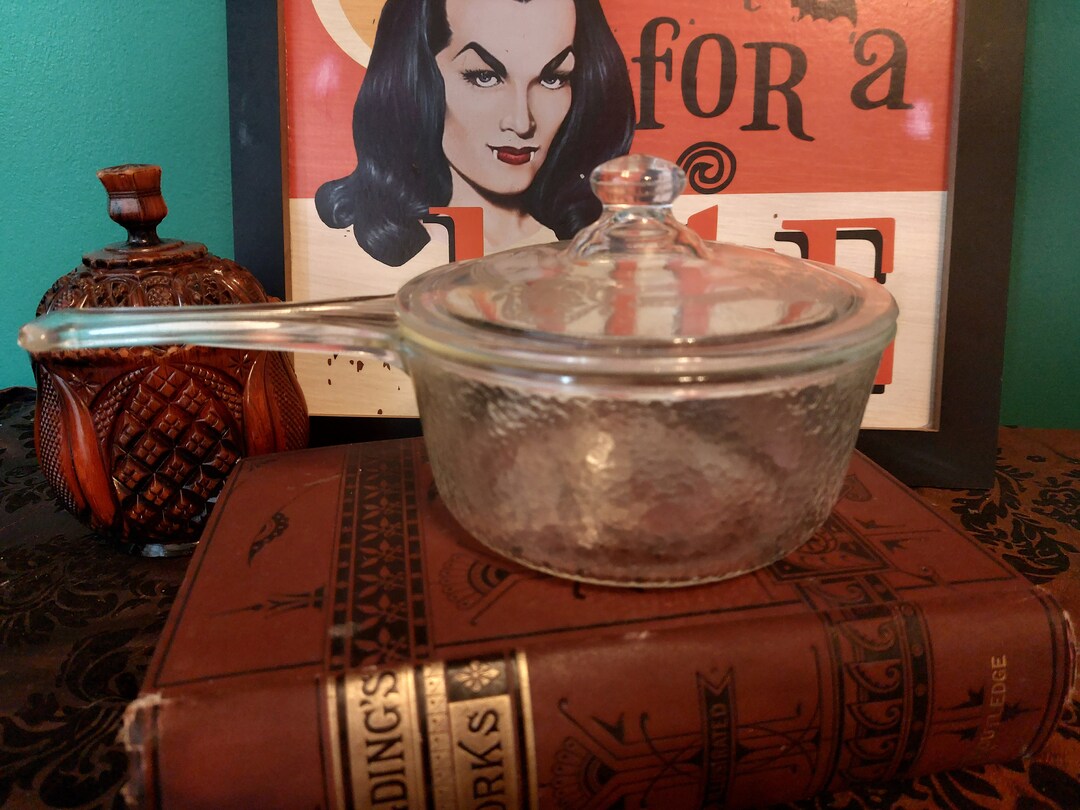 Vintage Mckee Range Tec Glass Sauce Pan Pot Cookware Kitchen Retro ...