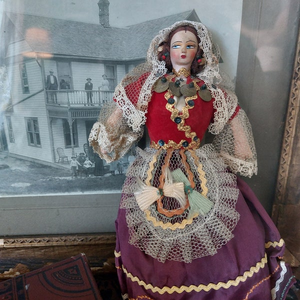 Folk Art Doll - Etsy