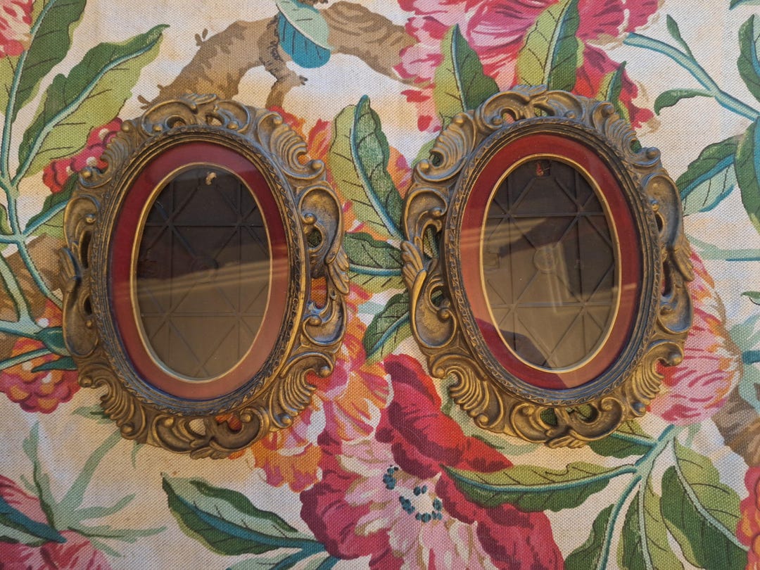 Vintage Pair 1970s Gold Ornate Frames Hollywood Regency 70s - Etsy