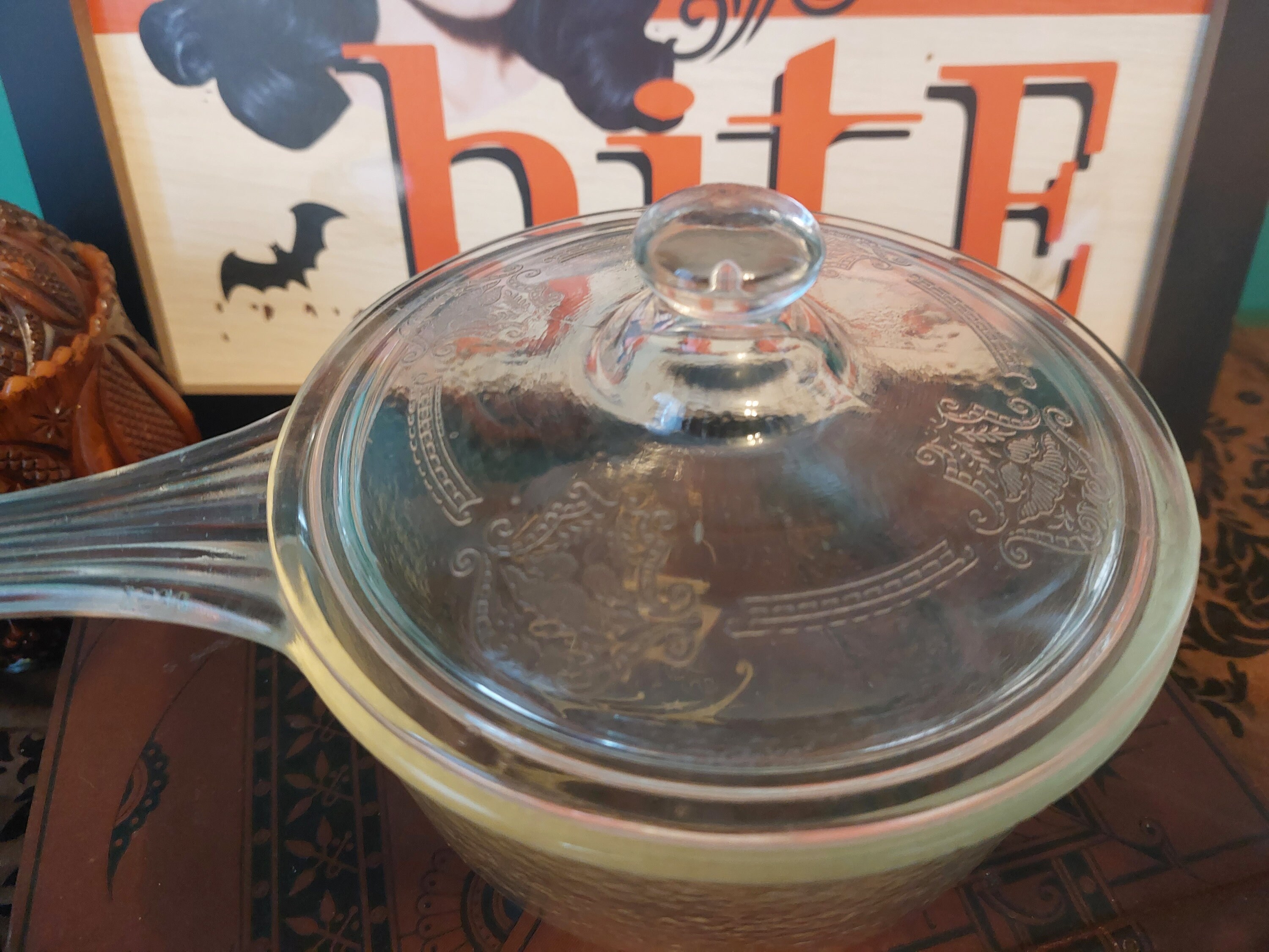 Vintage Mckee Range Tec Glass Sauce Pan Pot Cookware Kitchen Retro ...