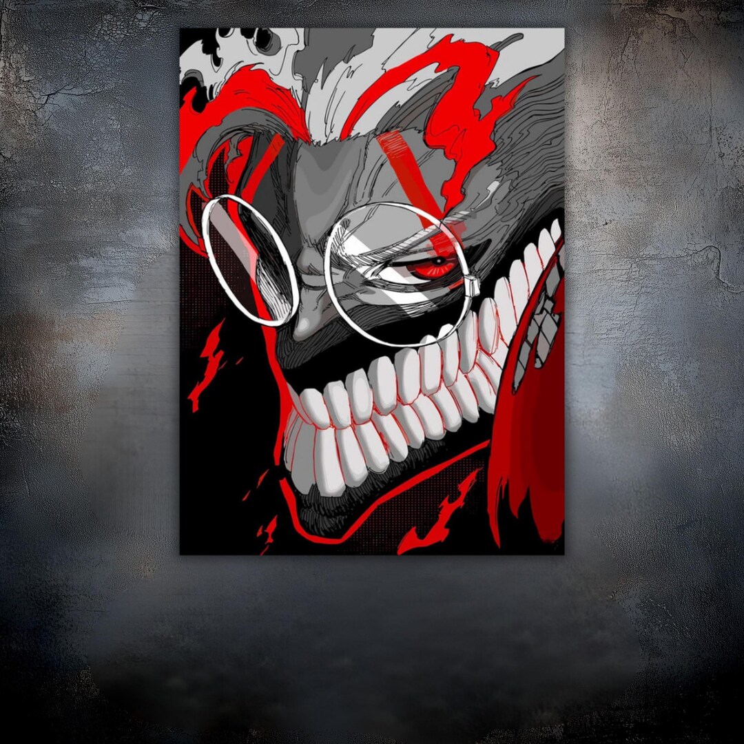 Dandadan Anime Metal Wall Art – Intense Manga Style UV Print | Custom ...