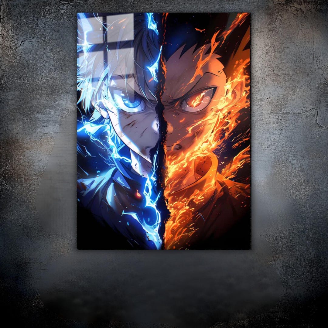 Gon & Killua Metal Wall Art – Hunter X Hunter UV Print, Lightning and ...