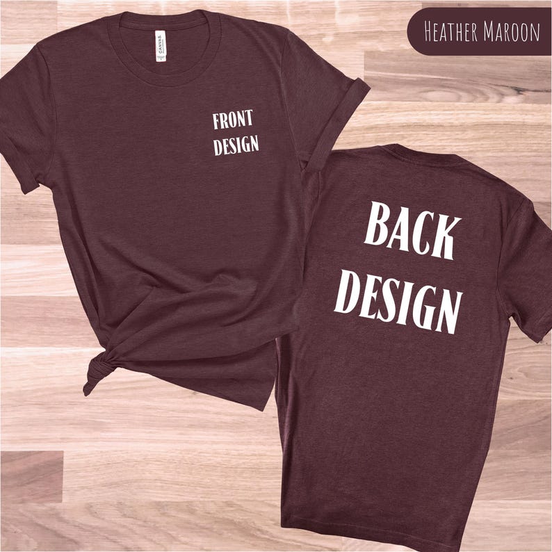 Custom Front and Back Shirt, Personalized Photo Shirt, Custom Couple ...