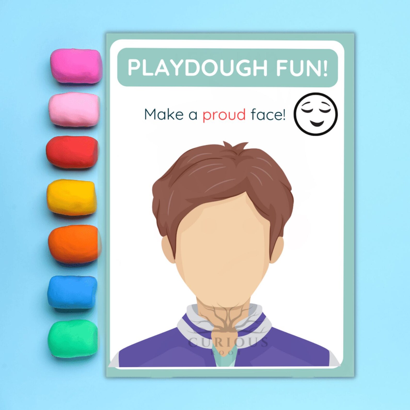 Playdough Emotion Mats: SEL Activity for Kids (PDF + PNG Downloadable ...