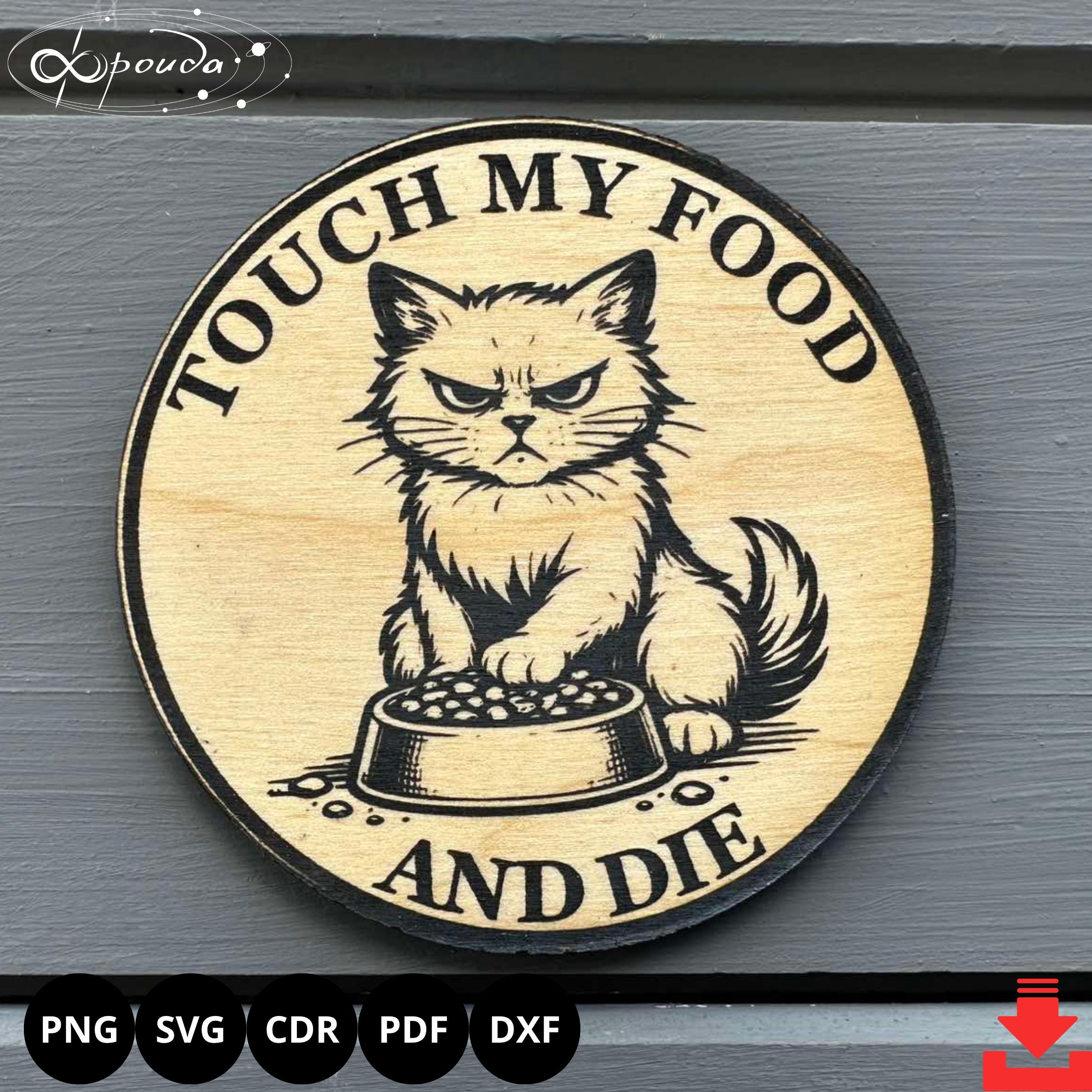 Funny Cats Coaster SVG Bundle, 4 Laser Cut Files for Coasters ...