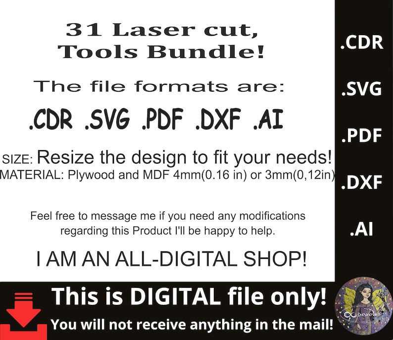 31 Laser Cut, Tools SVG Bundle, Tools PNG Bundle, Tools SVG Cut Files ...