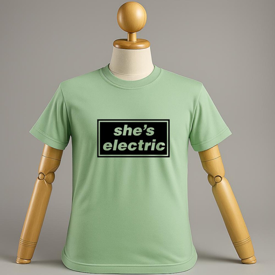 She's Electric PNG | 90s Britpop Inspired Graphic Design | Y2K Music ...