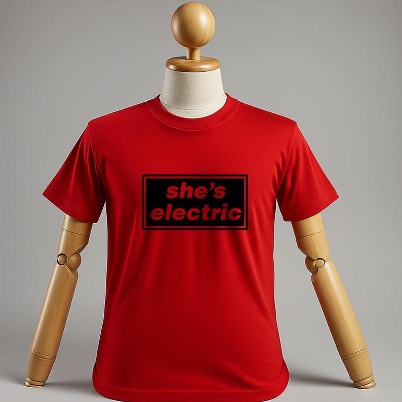 She's Electric PNG | 90s Britpop Inspired Graphic Design | Y2K Music ...