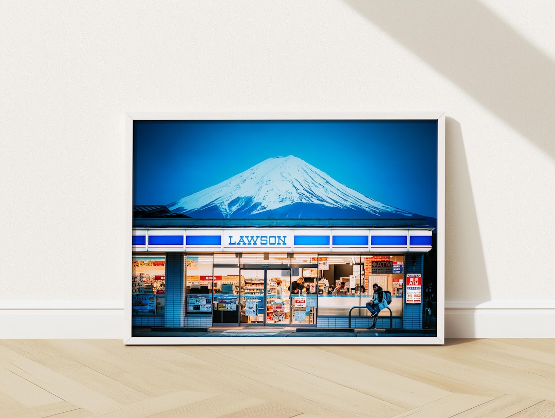 Lawson Convenience Store & Mt. Fuji Nightscape | Japanese Photography ...