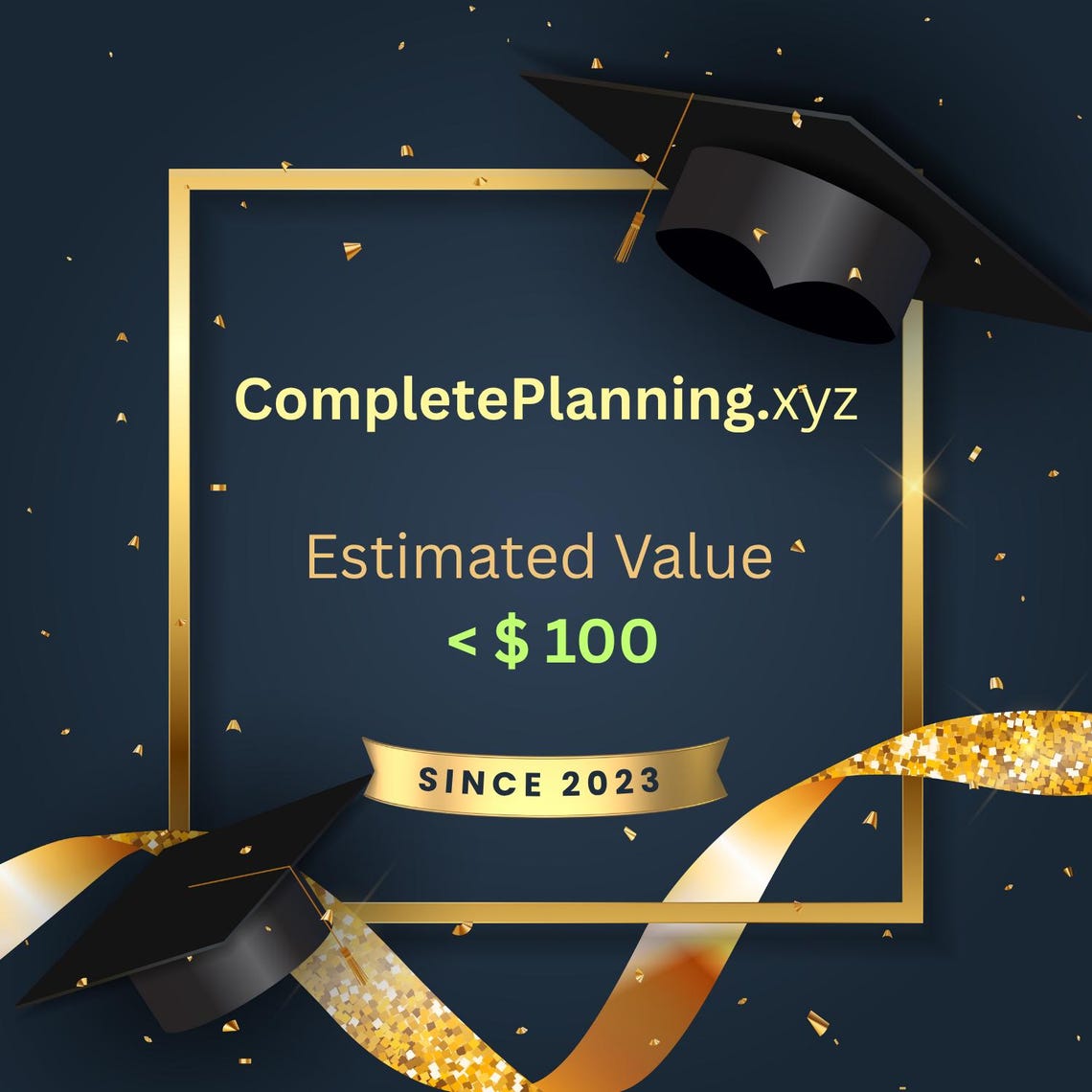 Completeplanning.xyz Premium 2+ Years 2 Dictionary Words Domain Name ...
