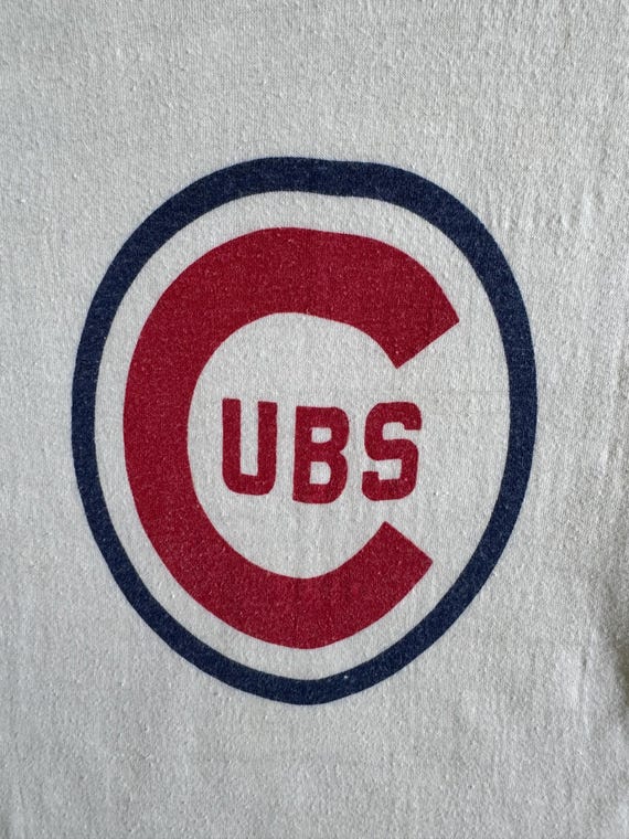1960’s 70’s Kids Chicago Cubs Classic Logo T Shirt Ra… - Gem