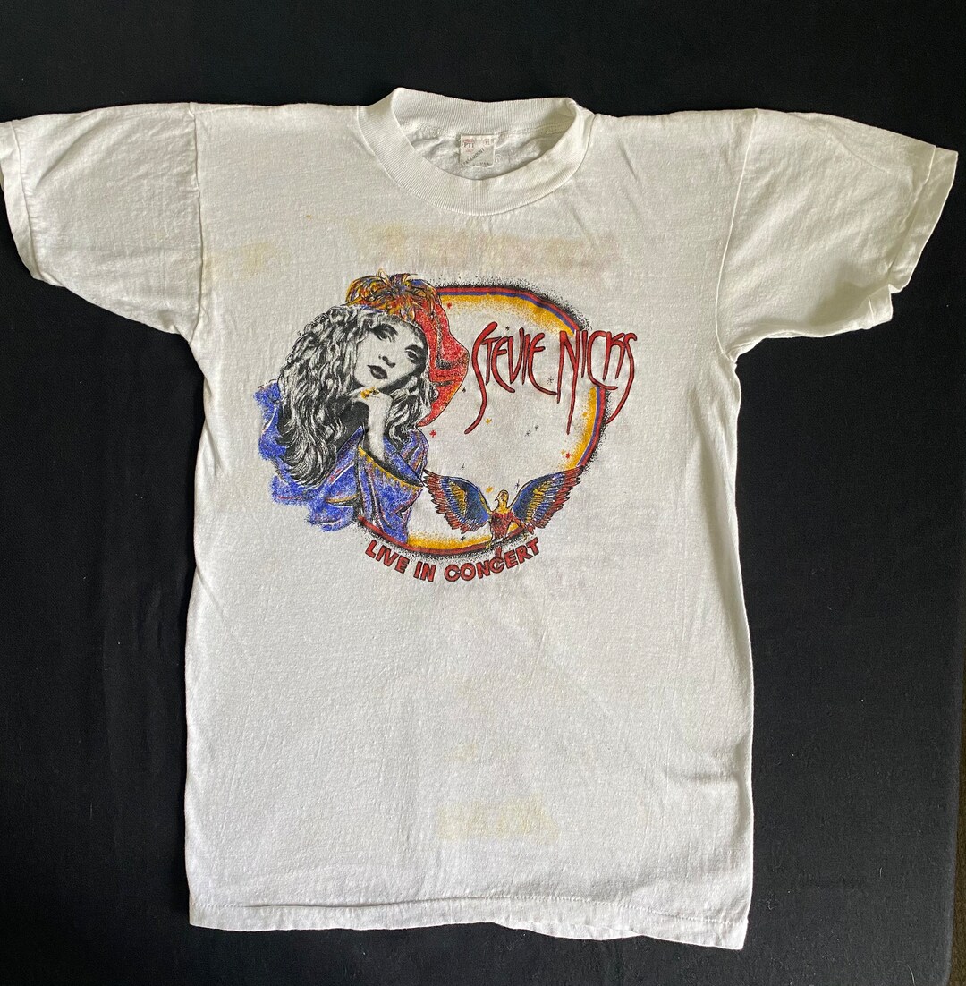 Stevie Nicks Live in Concert 80's Rare Scarce Double Sided Soft and ...