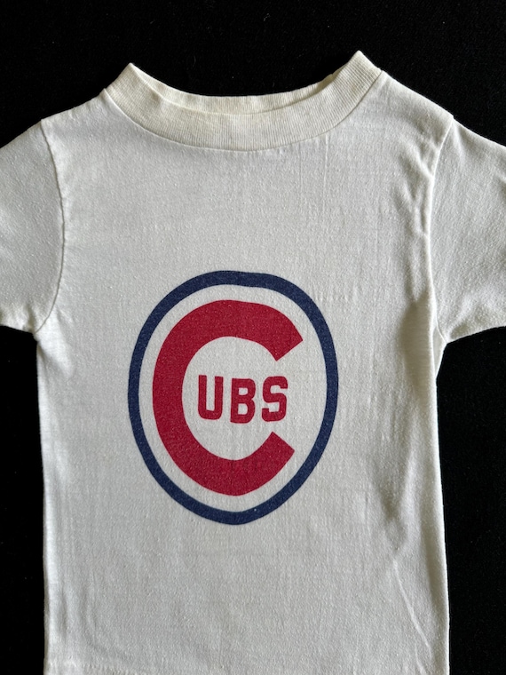 1960’s 70’s Kids Chicago Cubs Classic Logo T Shirt Ra… - Gem