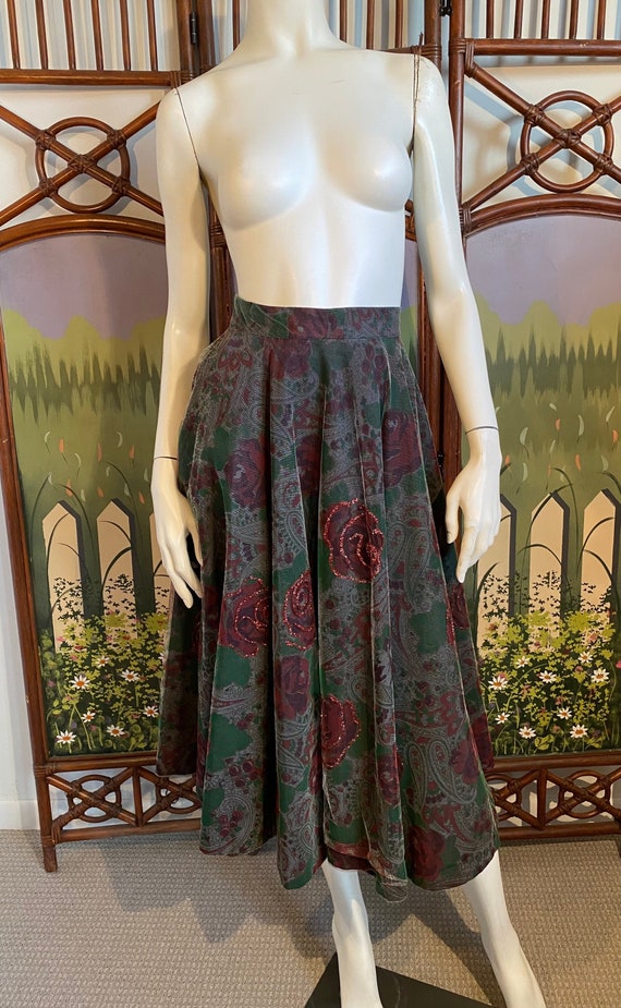 unique full circle skirt - Gem