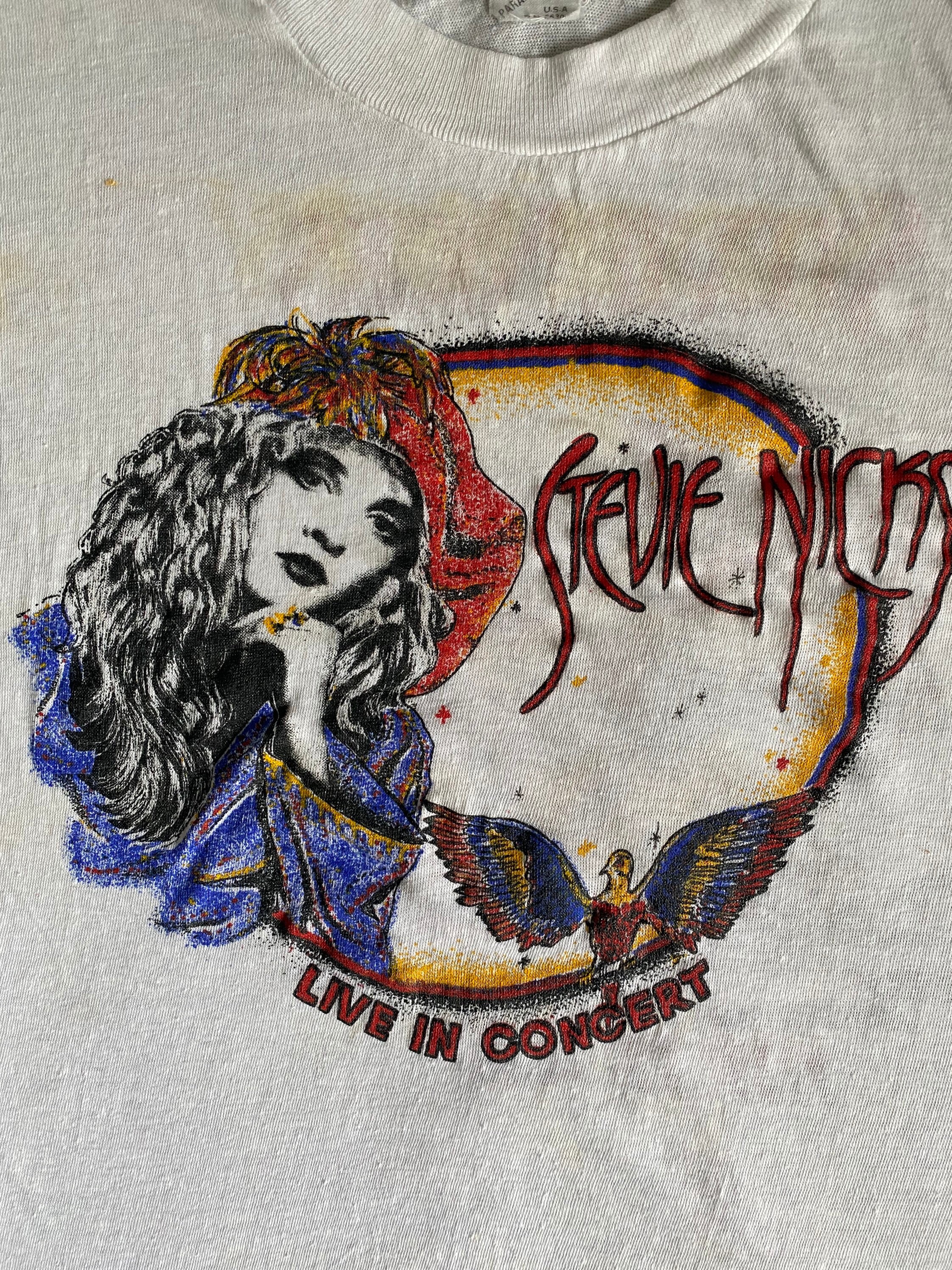 Stevie Nicks Live in Concert 80's Rare Scarce Double Sided Soft and ...