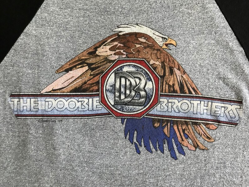 1982 Doobie Brothers Farewell Tour Double Sided Heather Gray | Etsy