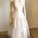 50s Early 60s Wedding Prom Cotillion Dress Fabulous Iconic White Lace ...