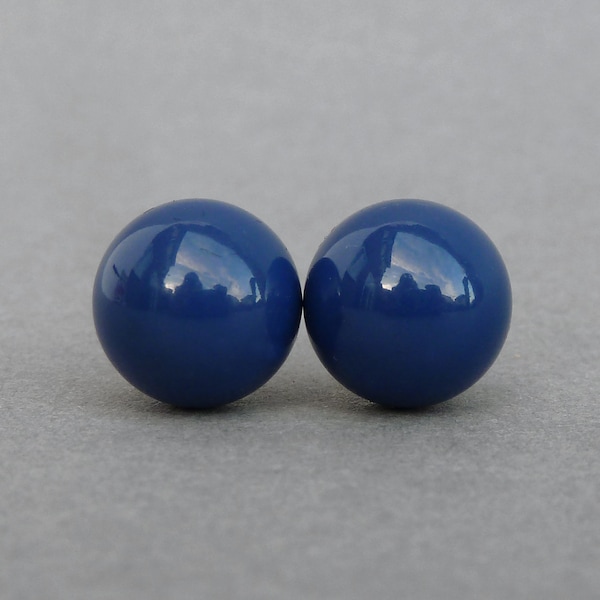 Blue Stud Earrings - Etsy