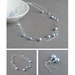 Pale Blue Floating Pearl Jewellery Set Powder Blue - Etsy