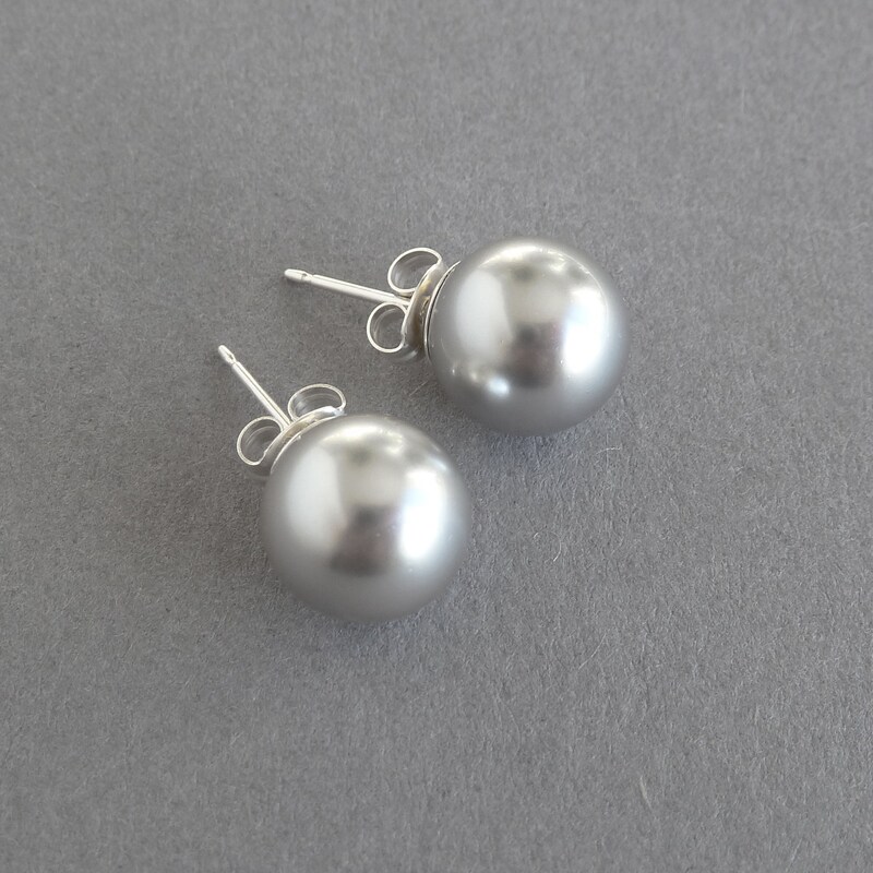 Grey Studs - Etsy
