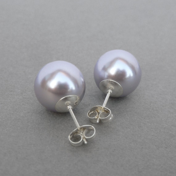 Swarovski pearl stud earrings store