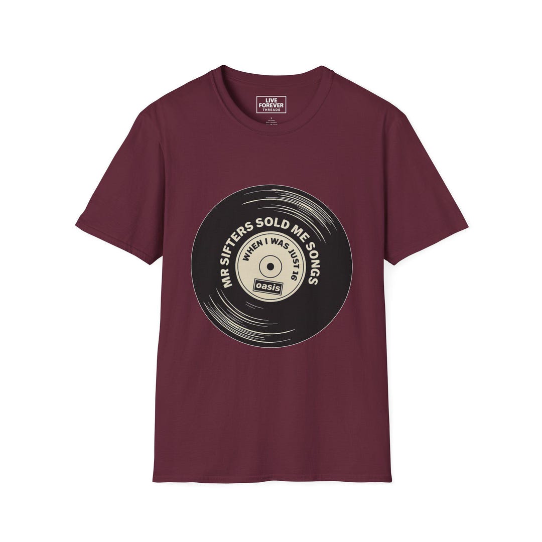 Vintage Vinyl Oasis Mr Sifters Sold Me Songs T Shirt - Etsy