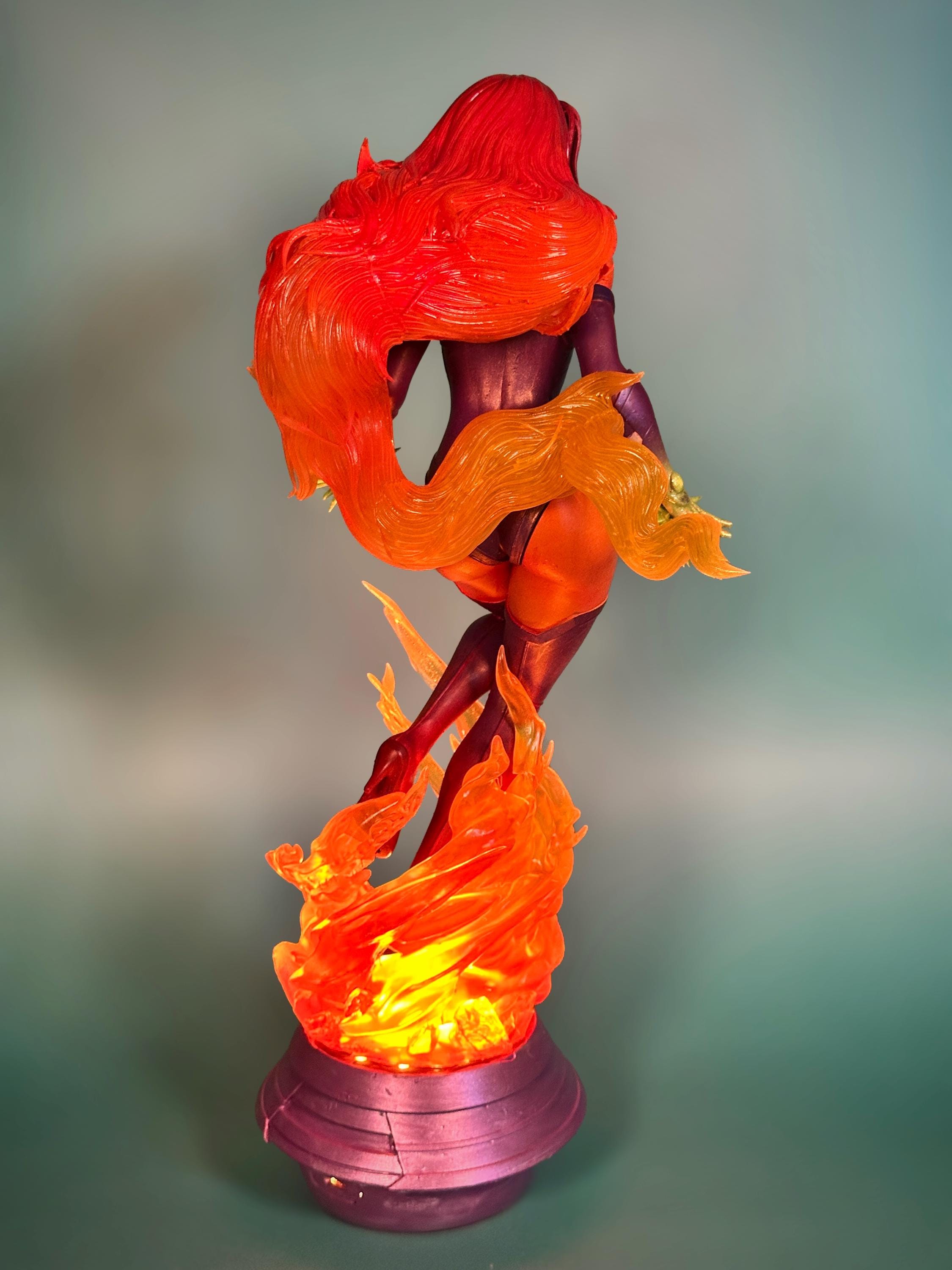 DC Comics Starfire 1:6 Scale Custom Statue Teen Titans LIGHTS UP (read ...