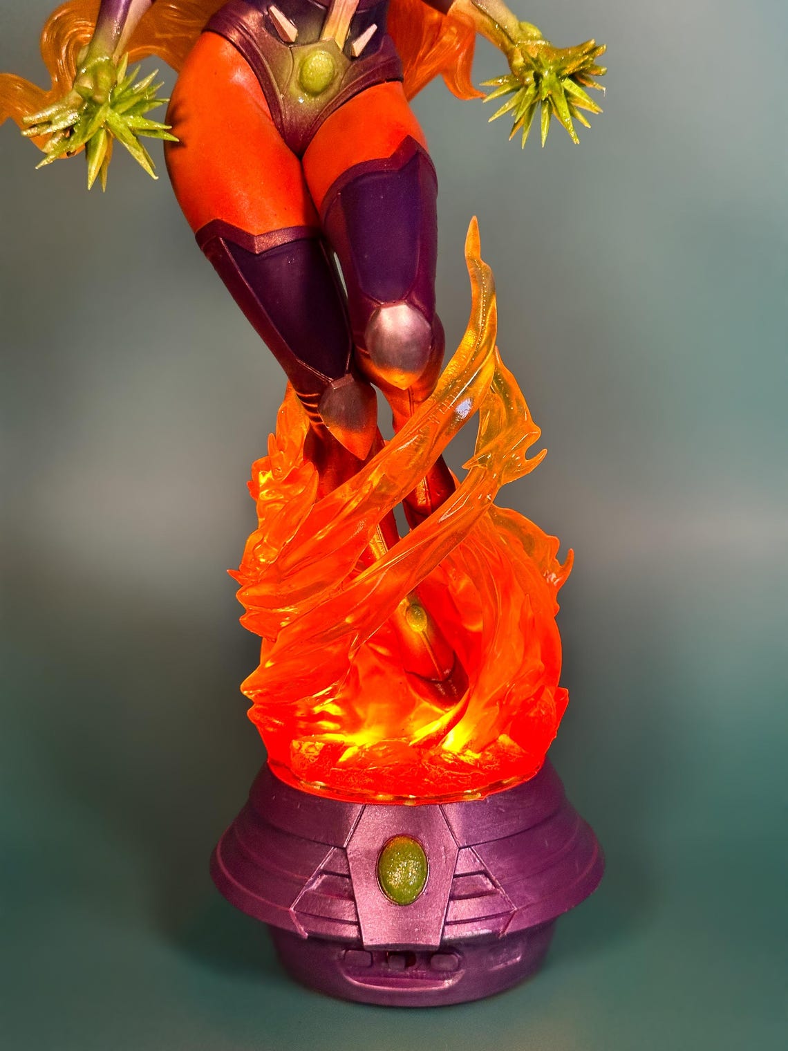 DC Comics Starfire 1:6 Scale Custom Statue Teen Titans LIGHTS UP (read ...