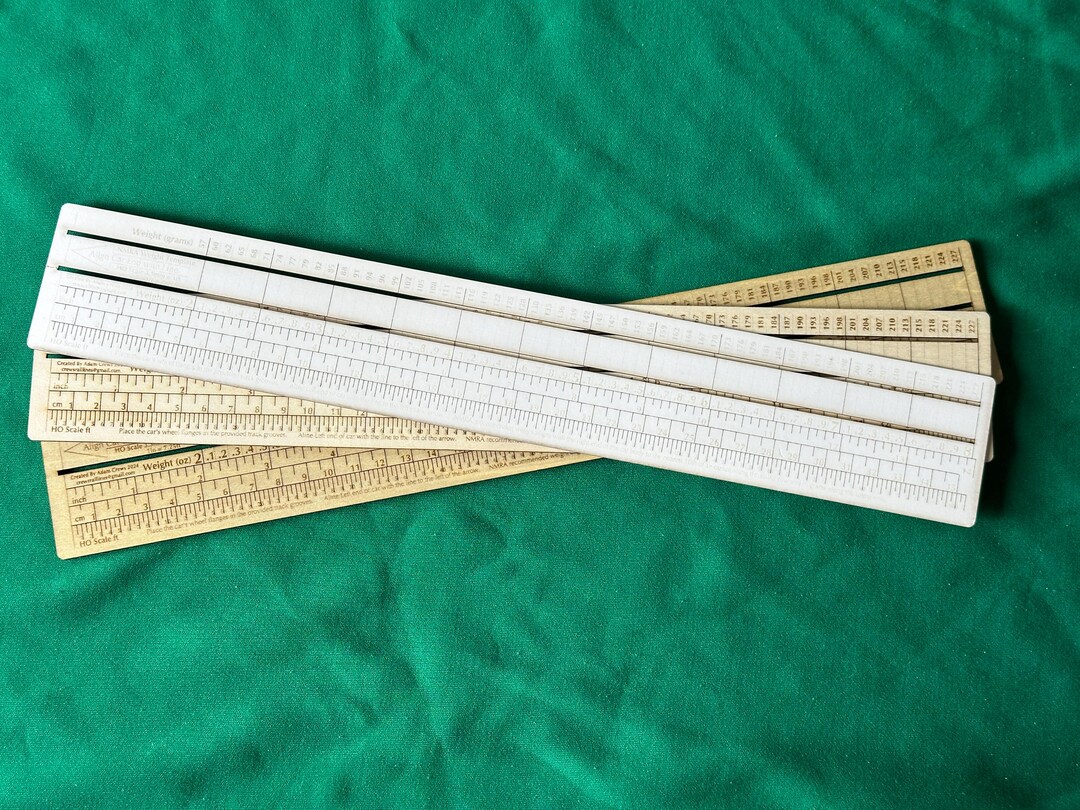 HO Scale NMRA Weight Ruler With Flangeways - Etsy