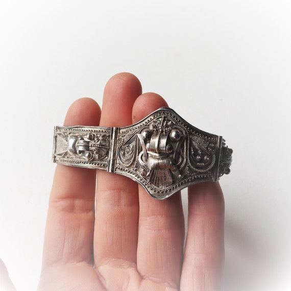 Vintage Bali Java Indonesian Sura Sterling Silver Fil… - Gem