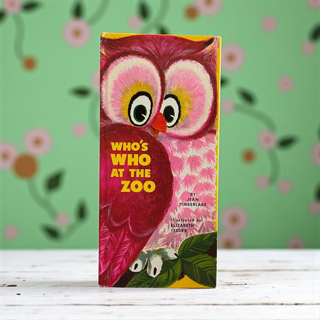 Who's Who at the Zoo by Jean Timberlake - Children's Birthday Book - Etsy