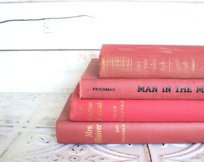Pink Books Instant Library Collection by Color Photography - Etsy