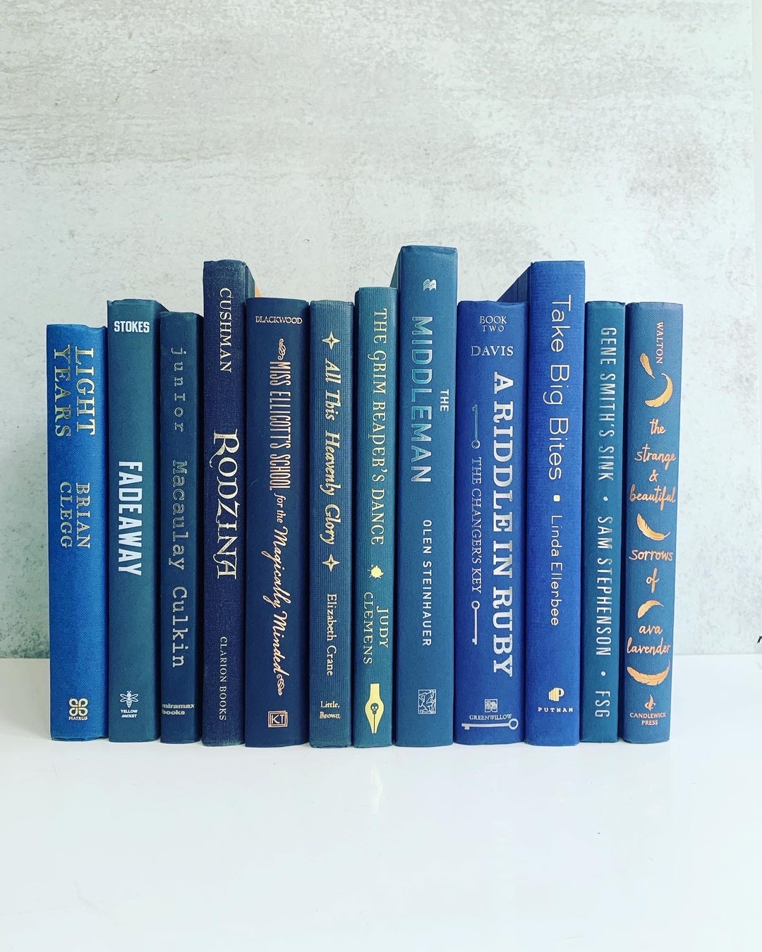 Modern Book ONE Blue Titles Listed Below Price is per Book - Etsy