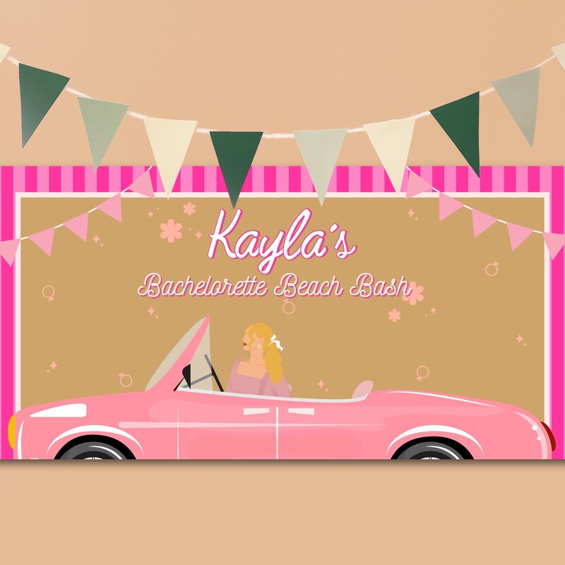 Barbie Banner - Etsy