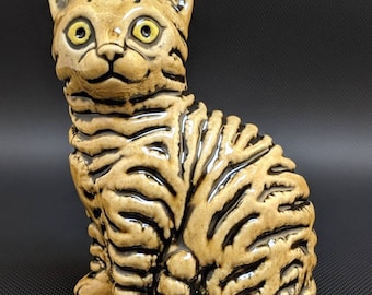 CAT PIPE / BLACK Cat Ceramic Smoking Pipe / Porcelain Pipe / - Etsy