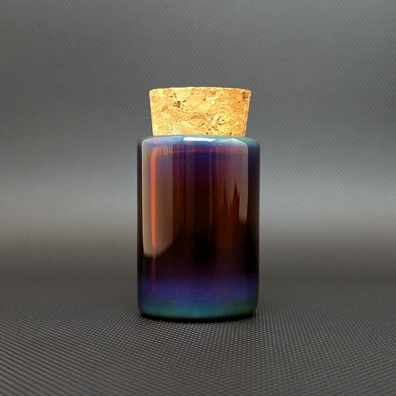 Amber Glass Jar - Etsy