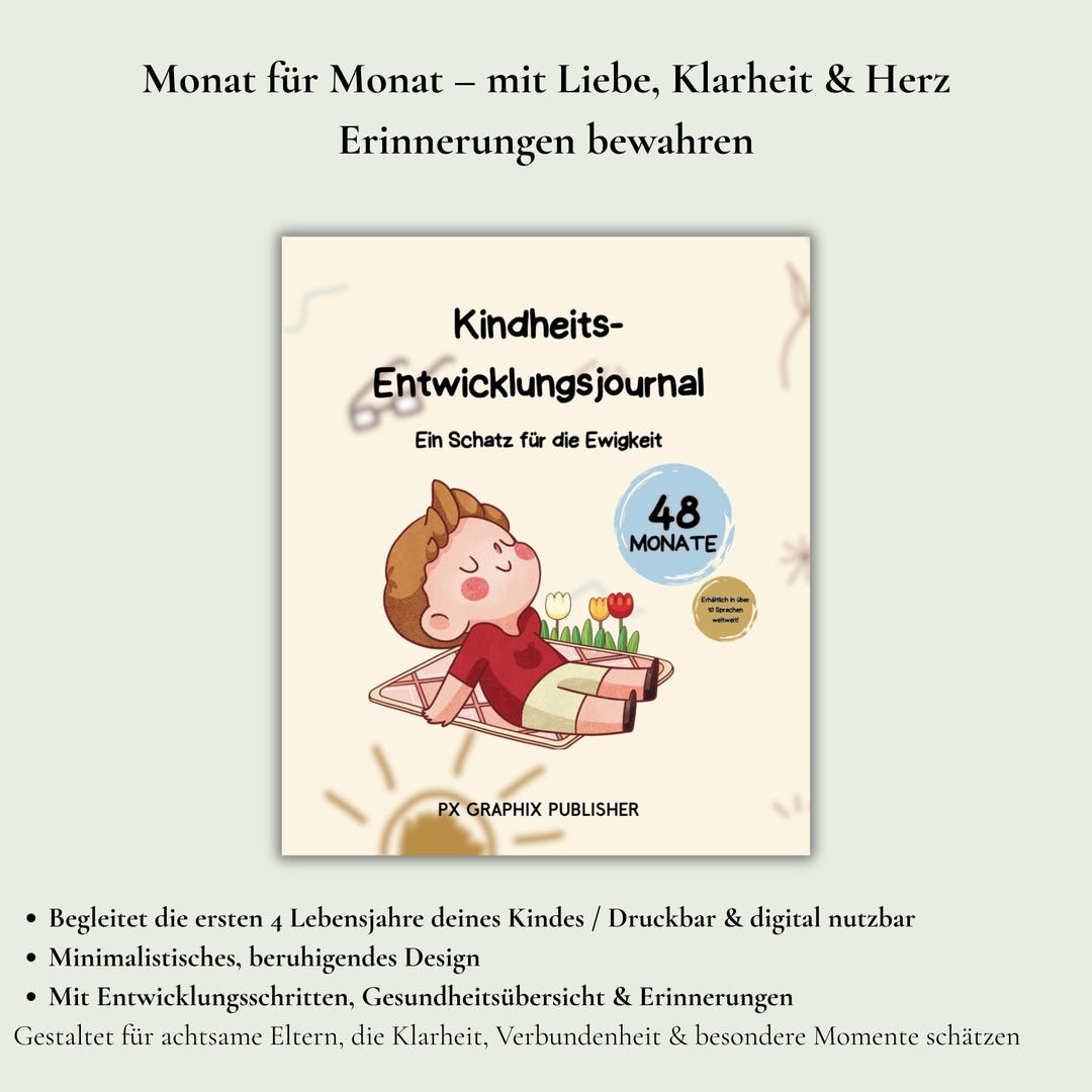 Child Development Journal – Milestones, Reminders & Growth Tracker for ...