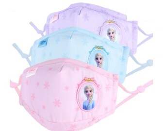 Age 3-8 Elsa Frozen Filter Included 3 Layer Adjustable - Etsy