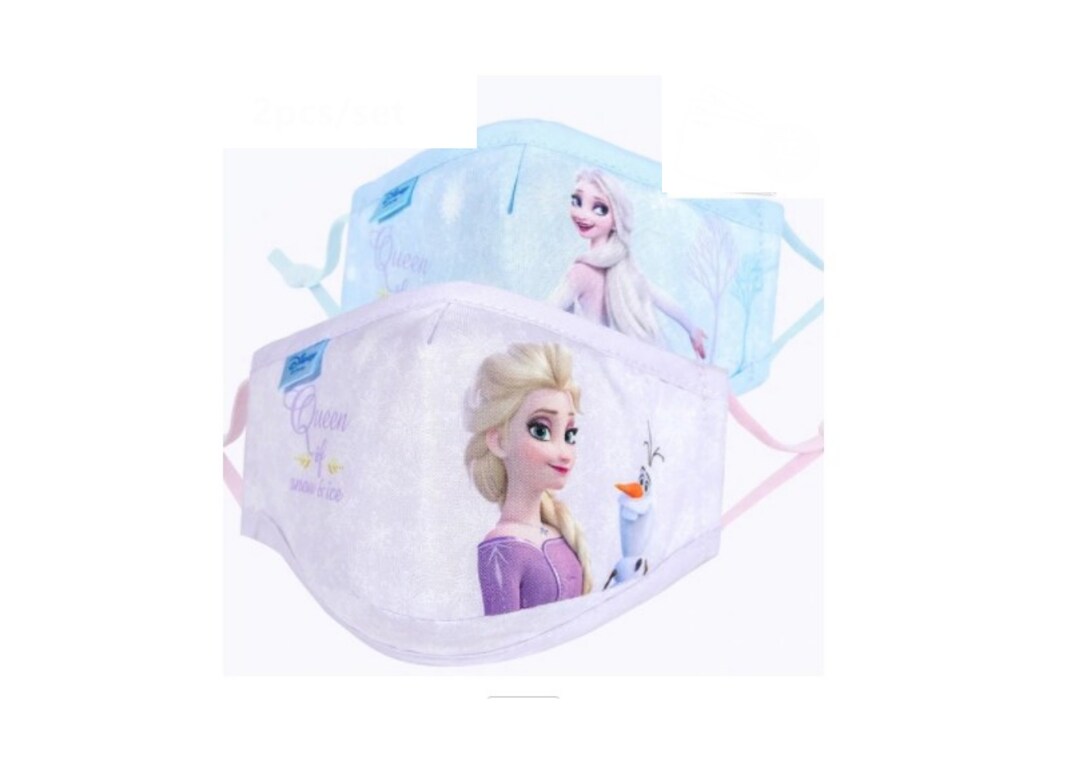 Age 3-8 - Elsa - Frozen - Filter Included - 3 Layer Adjustable Cotton ...