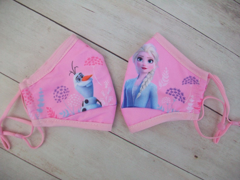 Age 3-8 Elsa Frozen Filter Included 3 Layer Adjustable | Etsy