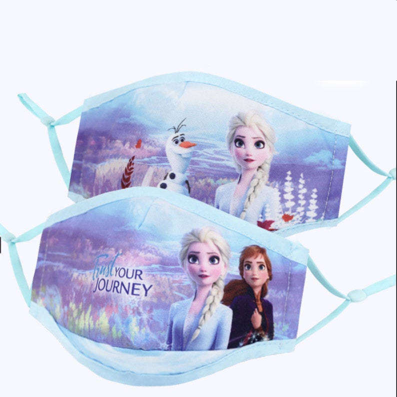 Age 3-8 Elsa Frozen Filter Included 3 Layer Adjustable | Etsy