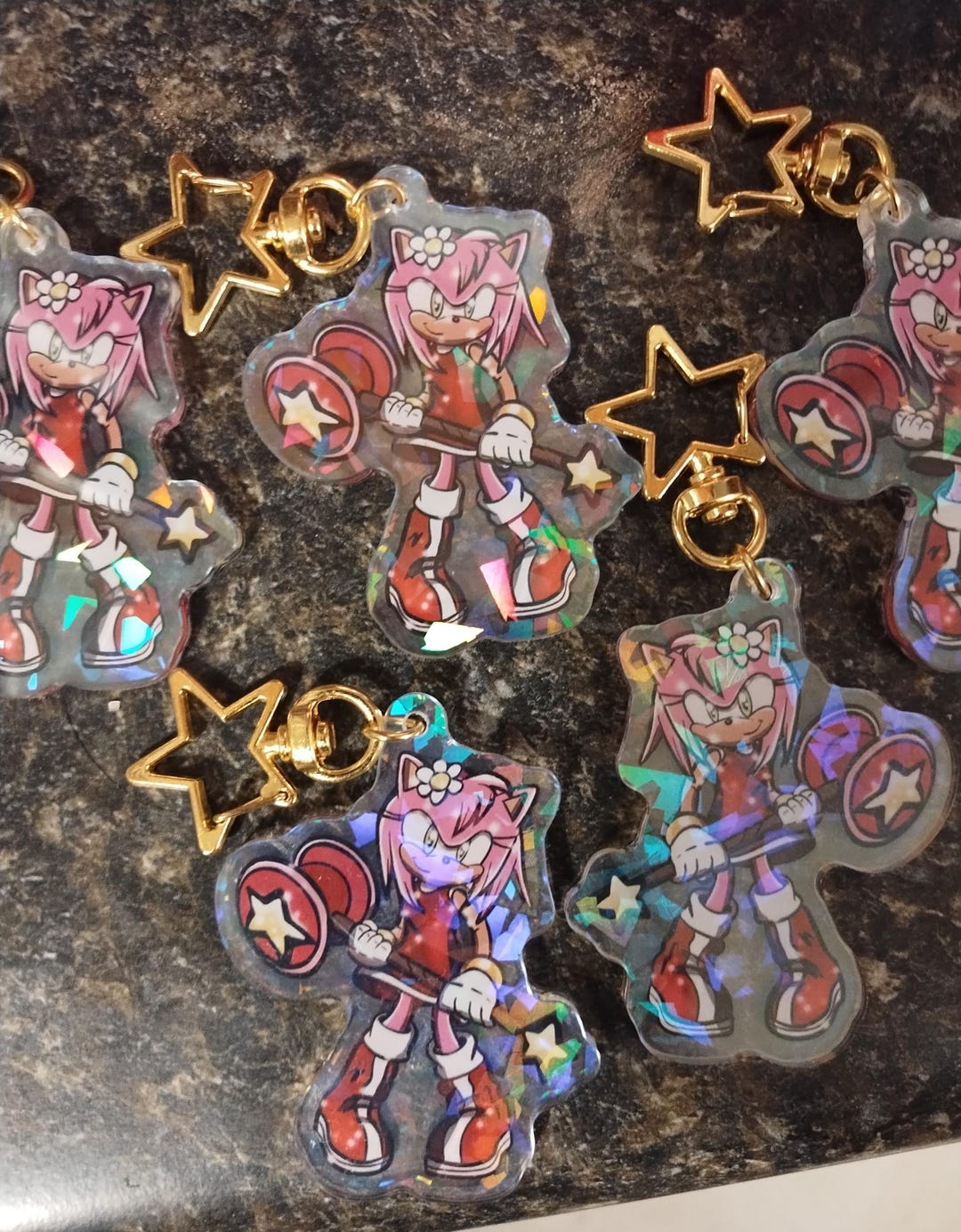 Amy Rose Keychains - Etsy